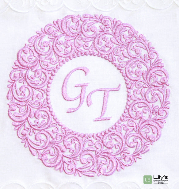 Monogram Frames Machine Embroidery Design – Lily's Embroidery Designs