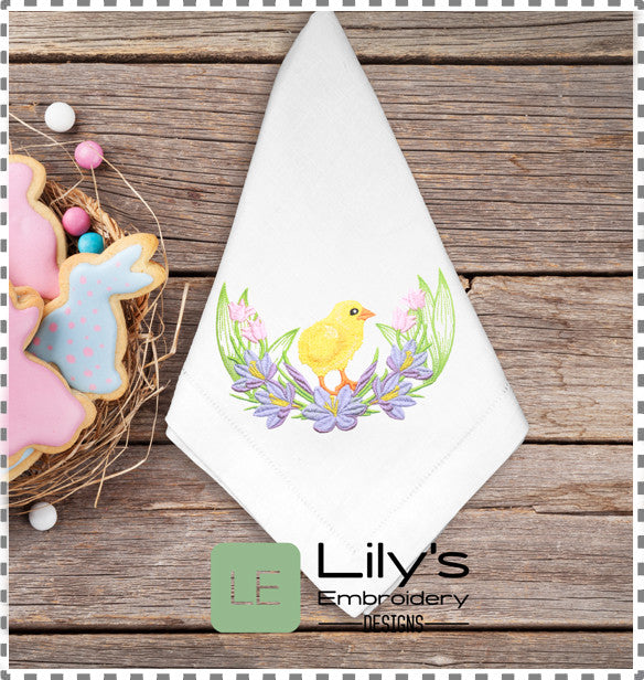 Easter Chick Machine Embroidery Design | Easter Machine Embroidery ...