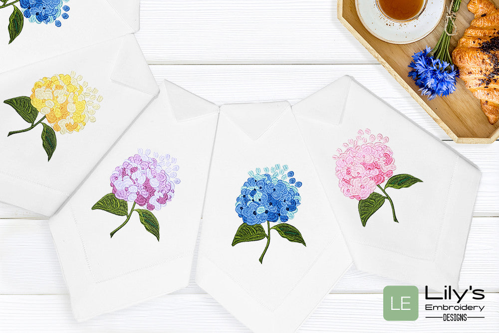 Hydrangea Machine Embroidery Design | Machine Embroidery Designs 4 ...